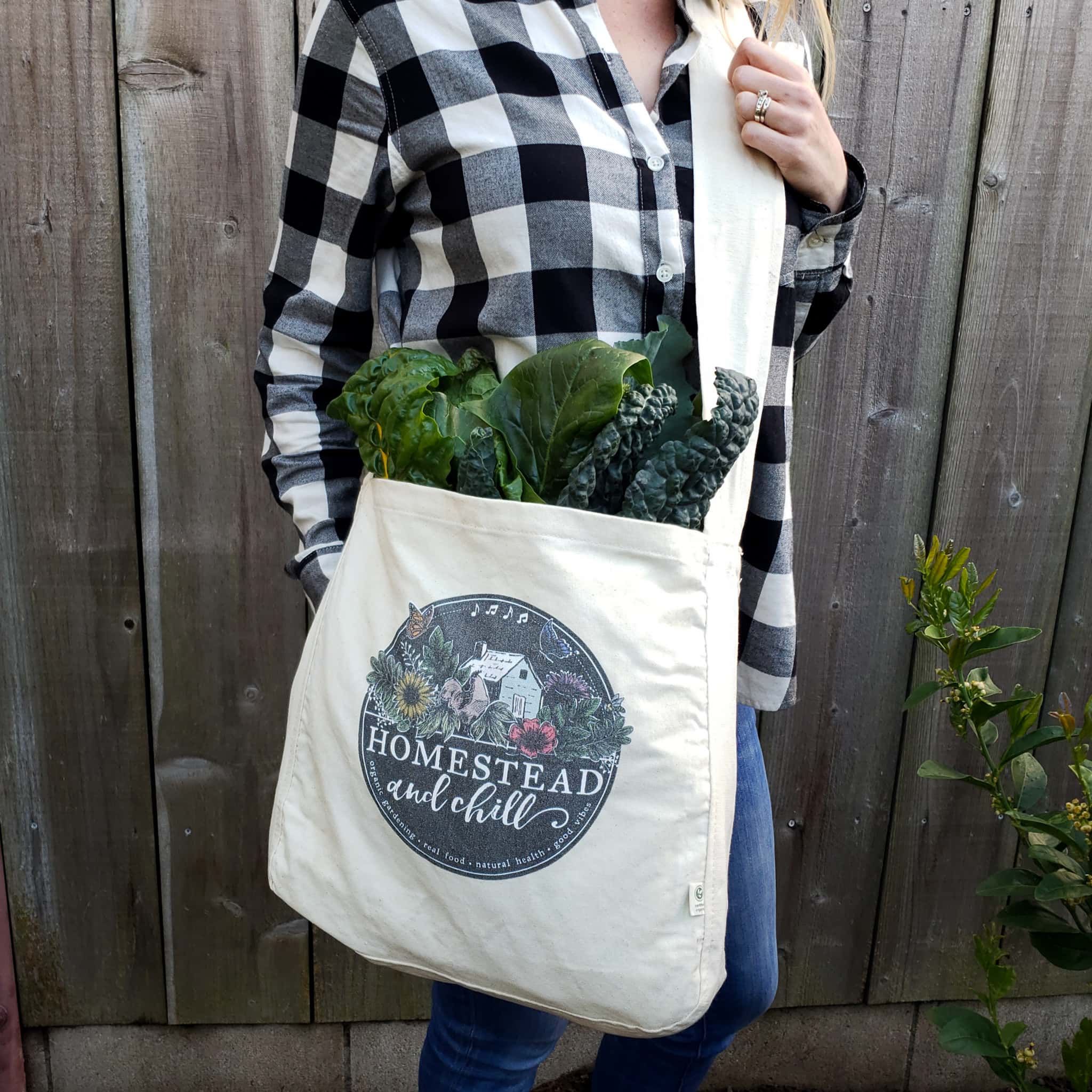 Farmer’s Market Bag ~ Organic Cotton Canvas ~ Homestead and Chill
