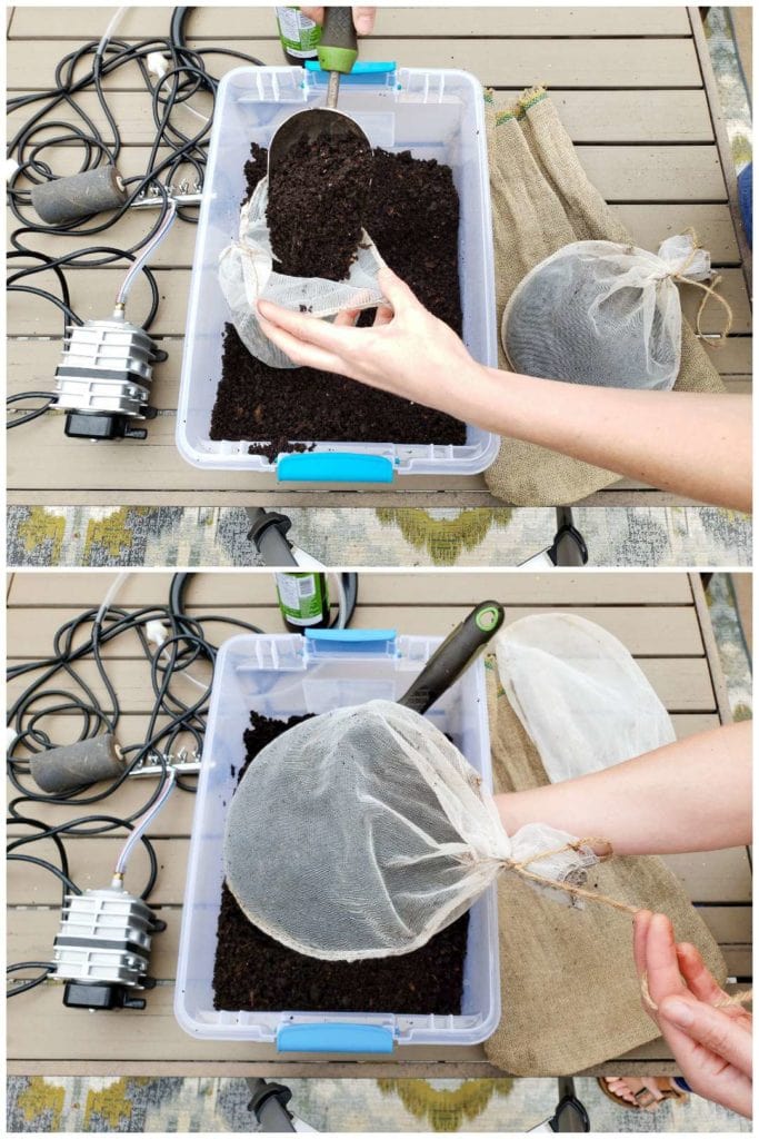 How to Make Compost Tea to Fertilize Your Garden (Aerated) ~ Homestead ...