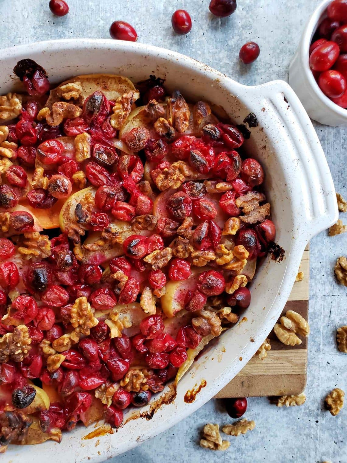 Sweet Potato (Yam) Apple & Fresh Cranberry Bake with Walnuts ...
