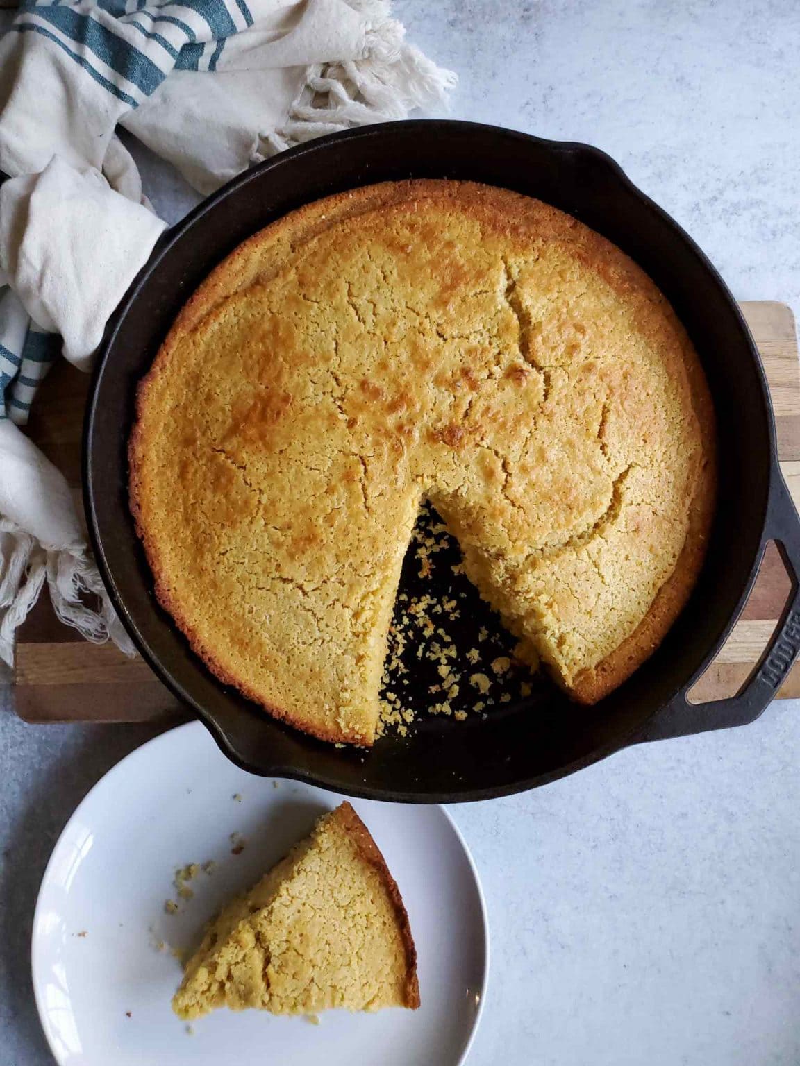Sourdough Cornbread Recipe (Vegan & GF Options) ~ Homestead and Chill