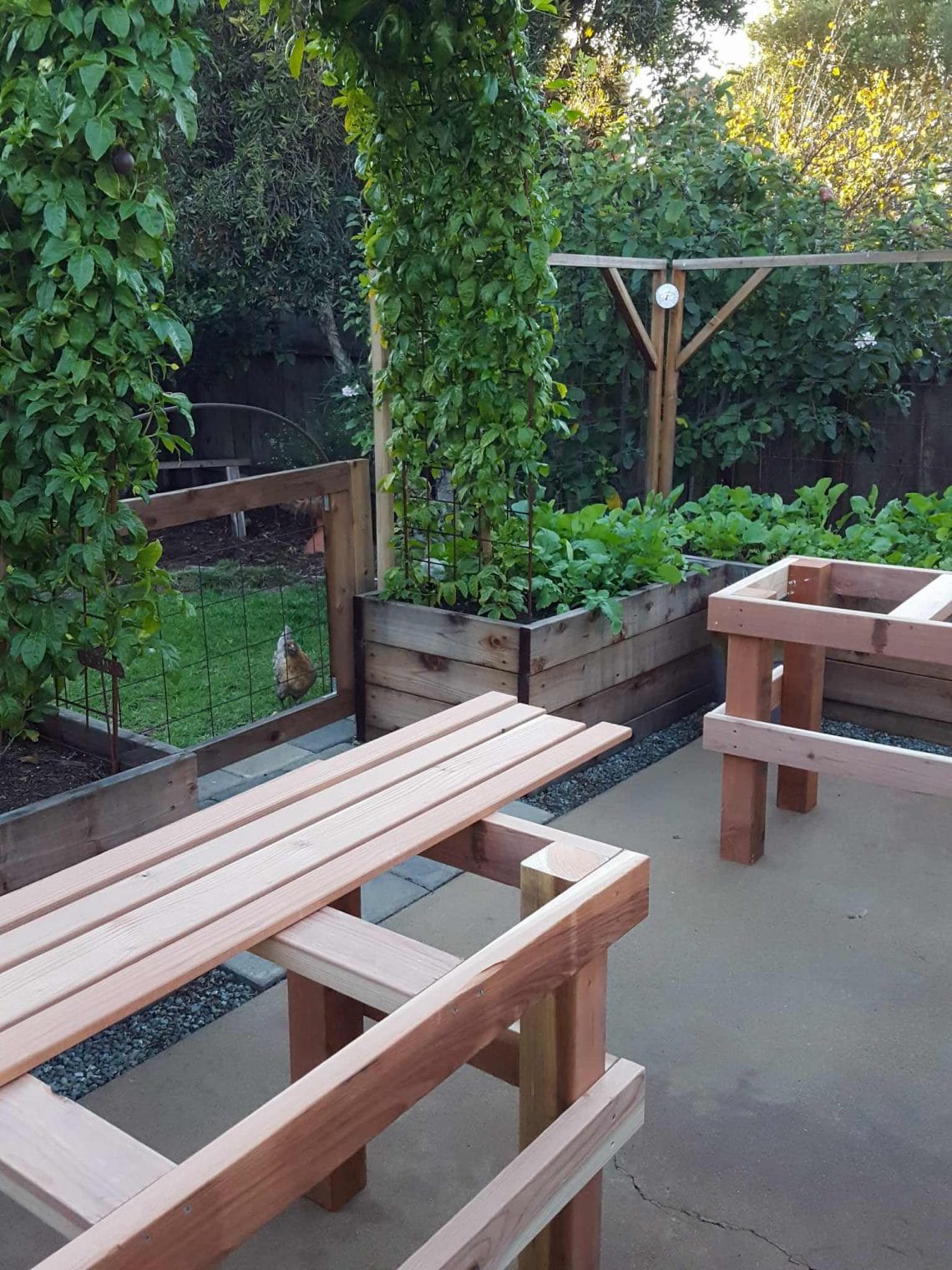 How to Build a Greenhouse Potting Bench or Table ~ Homestead and Chill