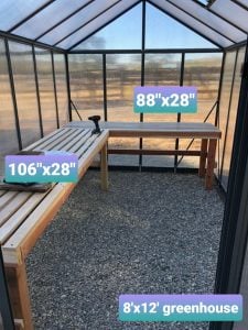 How to Build a Greenhouse Potting Bench or Table ~ Homestead and Chill