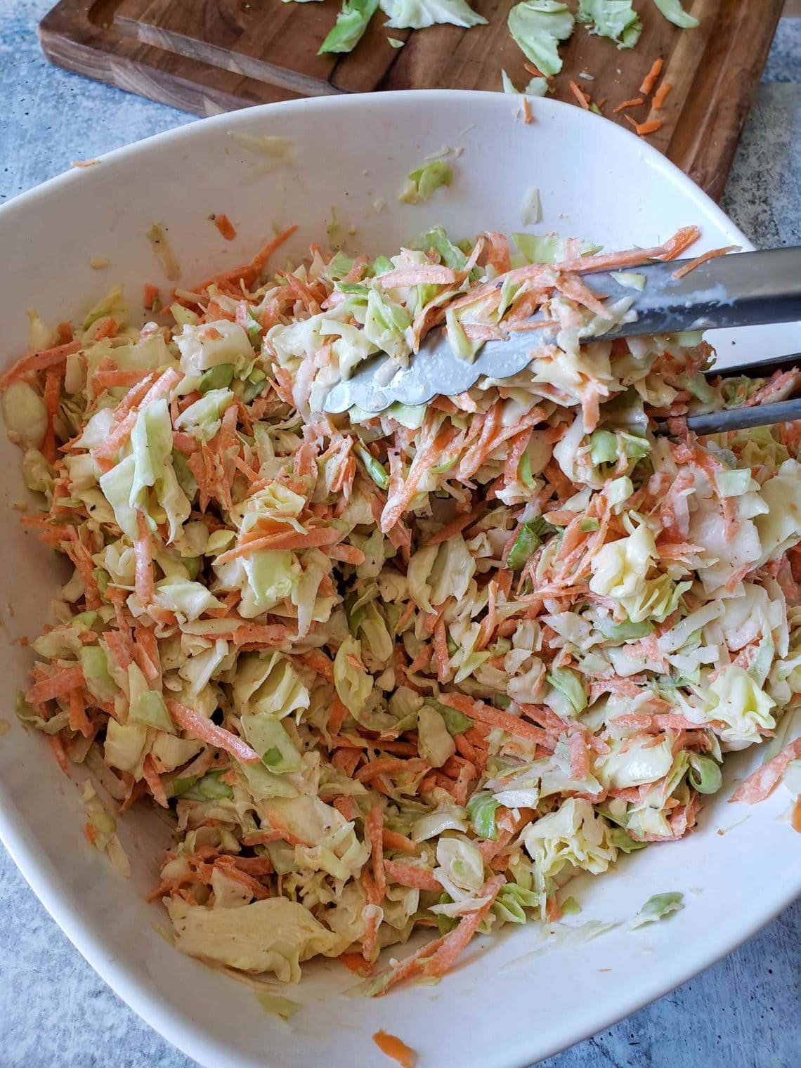 Tangy Coleslaw Recipe with Sunflower Seeds (optional) ~ Homestead and Chill