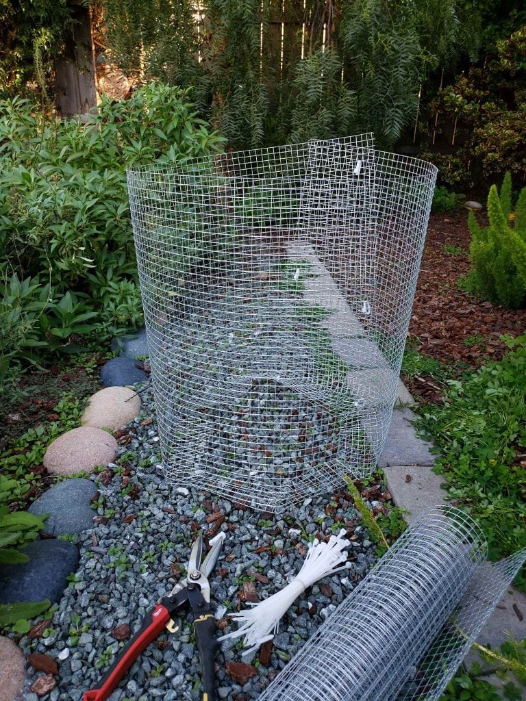 How to Make a Homemade Gopher Basket for Trees ~ Homestead and Chill