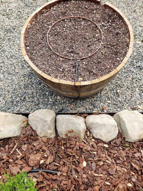 How to Set Up Drip Irrigation for Pots, Wine Barrels, Containers ...
