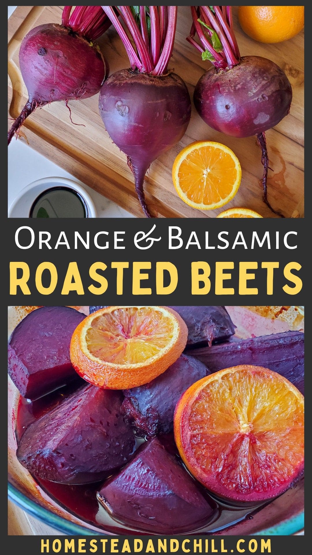 Roasted Beets with Fresh Orange and Balsamic Vinegar Marinade ...