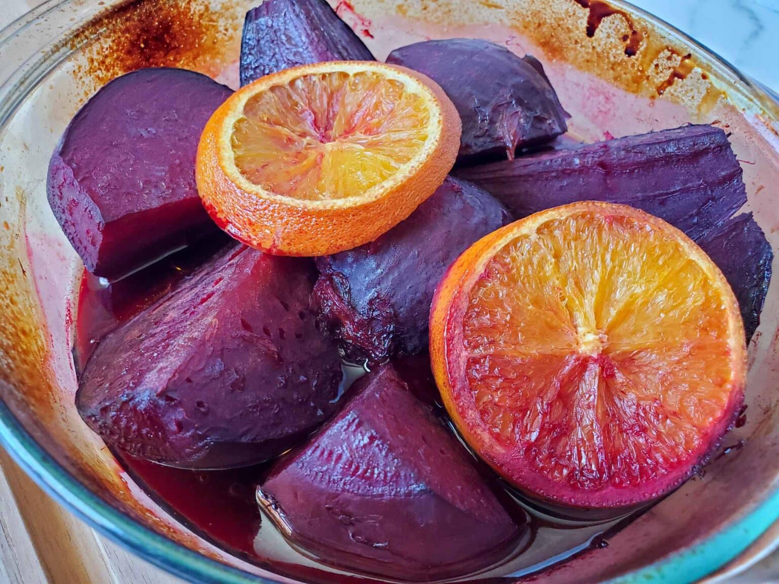 Roasted Beets with Fresh Orange and Balsamic Vinegar Marinade ...