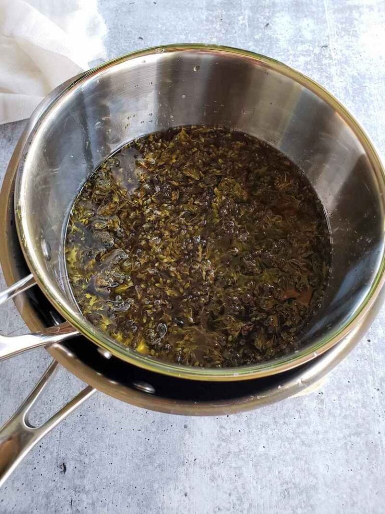 How to Make Medicinal Herb Infused Oil: Two Ways ~ Homestead and Chill