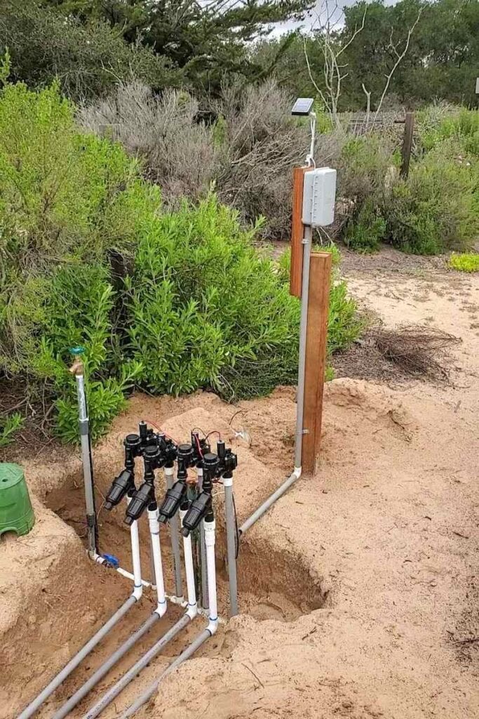 How to Install Solar Powered Drip Irrigation, Controller and Valves ...