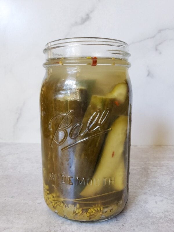 Fermented Pickles Recipe: How to Make Crunchy Brined Cucumber Pickles ~ Homestead and Chill