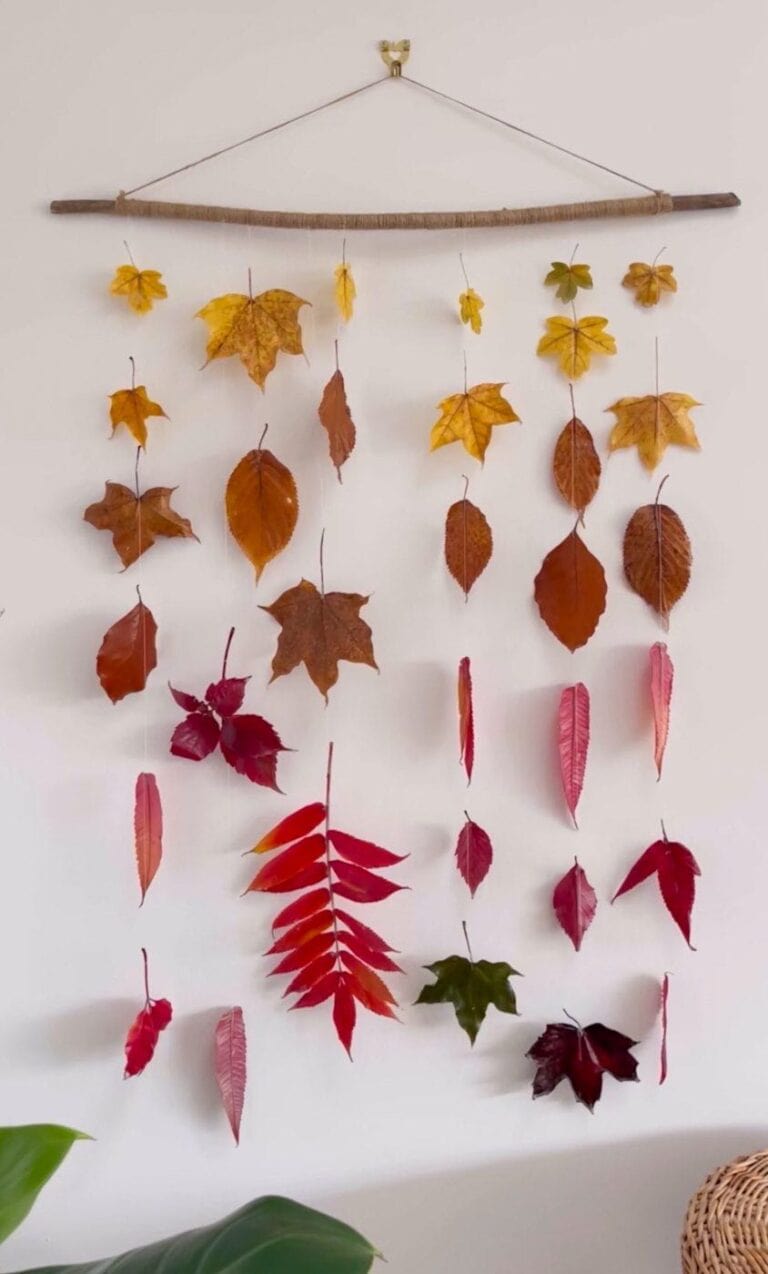 How to Make a DIY Fall Leaf Garland ~ Homestead and Chill