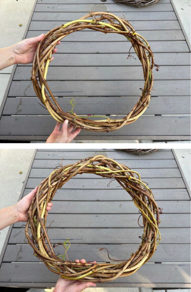 How to Make a DIY Grapevine Wreath (or Other Vines) + Decorating Ideas ~ Homestead and Chill