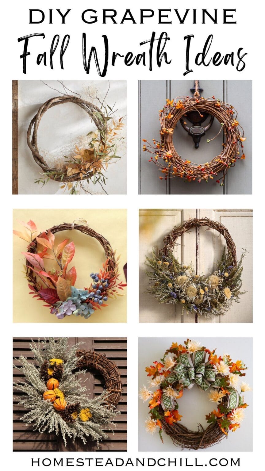 How to Make a DIY Grapevine Wreath (or Other Vines) + Decorating Ideas ~ Homestead and Chill