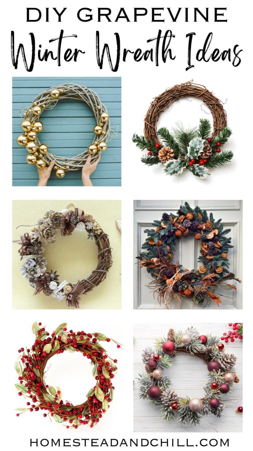 How to Make a DIY Grapevine Wreath (or Other Vines) + Decorating Ideas ~ Homestead and Chill