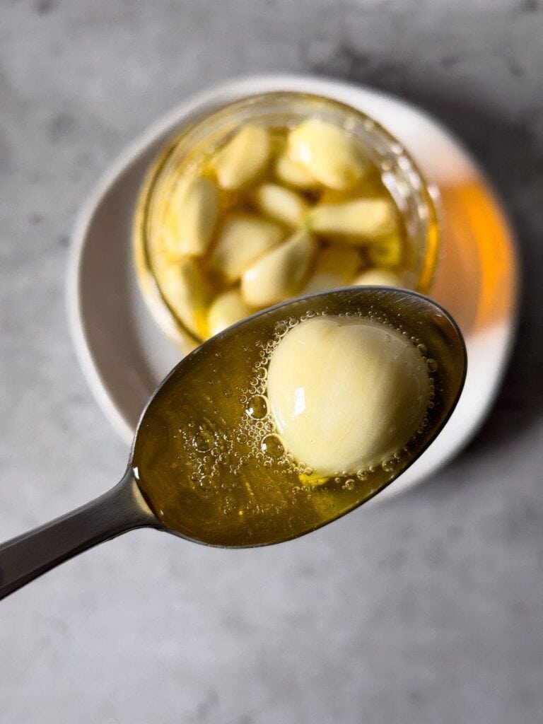 Easy Fermented Garlic Honey Recipe + Benefits and Uses ~ Homestead and Chill