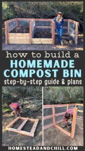How to Build a Compost Bin: Step-by-Step Guide with Photos ~ Homestead ...