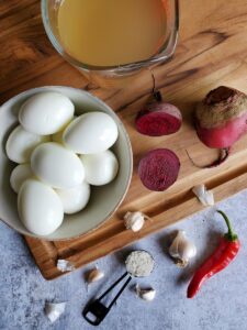 Easy Beet Pickled Eggs Recipe (with Fresh Beets) ~ Homestead and Chill