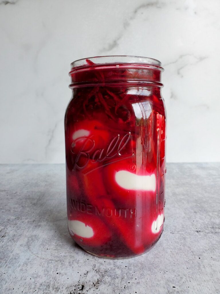 Easy Beet Pickled Eggs Recipe (with Fresh Beets) ~ Homestead and Chill