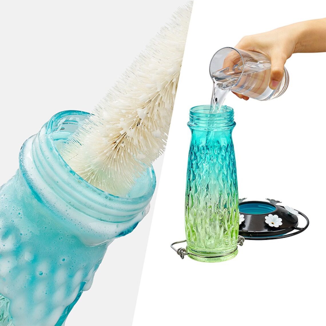 How to Clean A Hummingbird Feeder + Maintenance Tips ~ Homestead and Chill