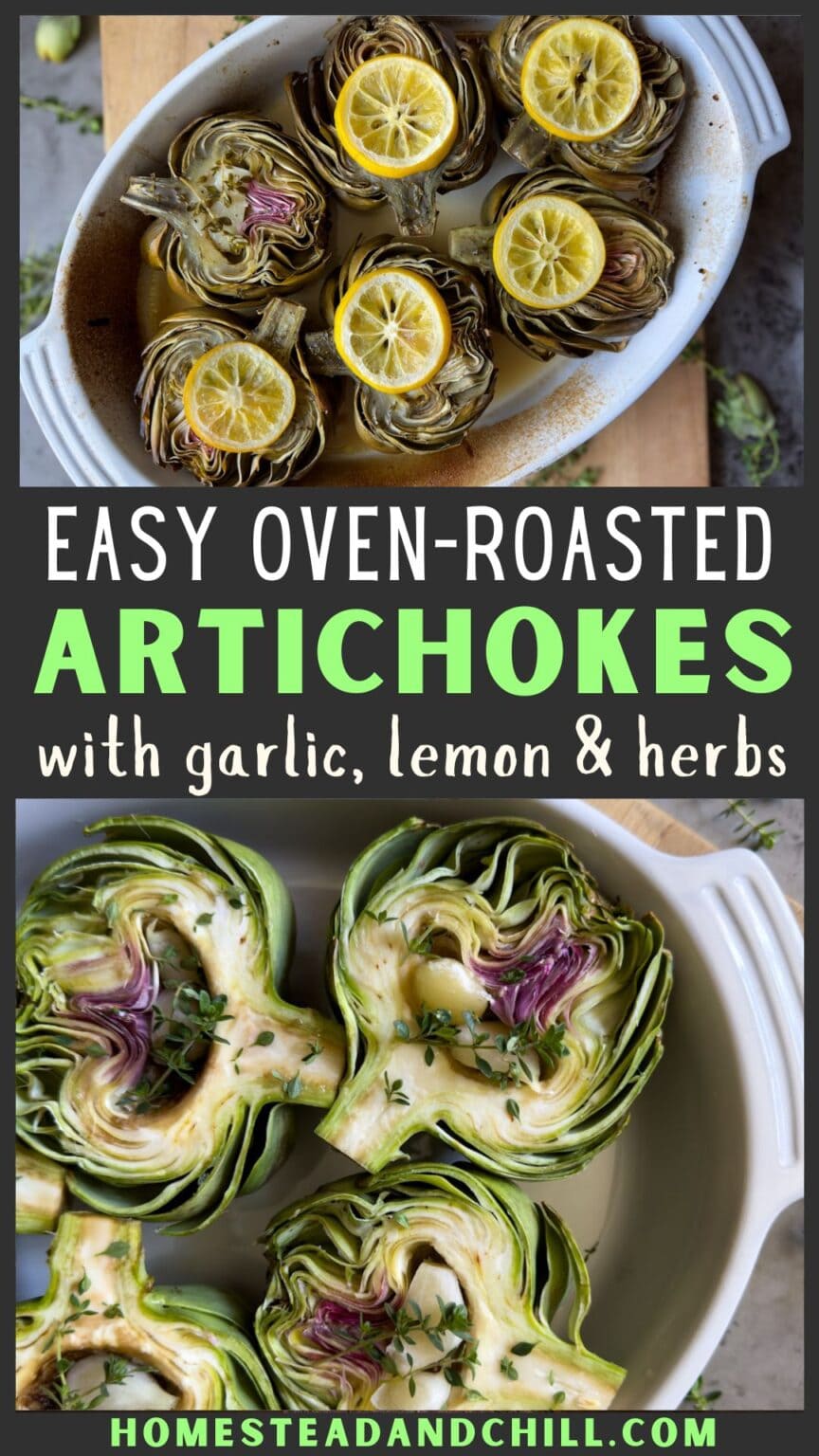 Oven-Roasted Artichoke Recipe: Easy Delicious Baked Artichokes ...