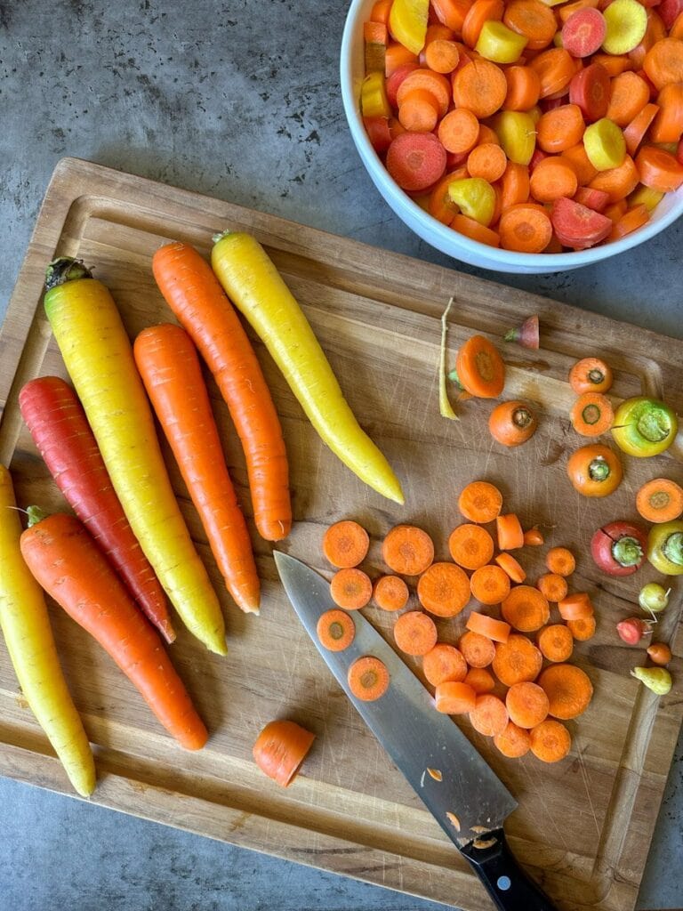 How to Freeze Carrots (With or Without Blanching) ~ Homestead and Chill