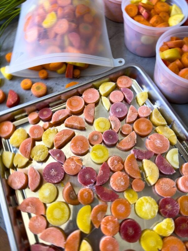 How to Freeze Carrots (With or Without Blanching) ~ Homestead and Chill