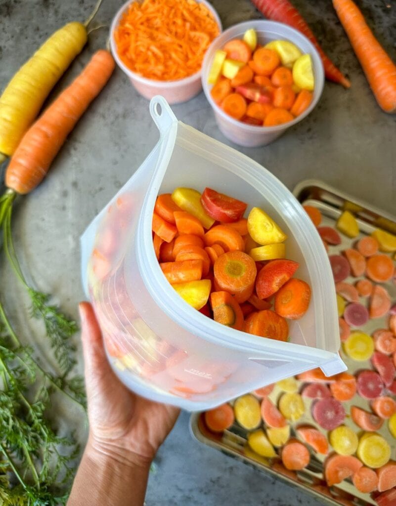 How to Freeze Carrots (With or Without Blanching) ~ Homestead and Chill