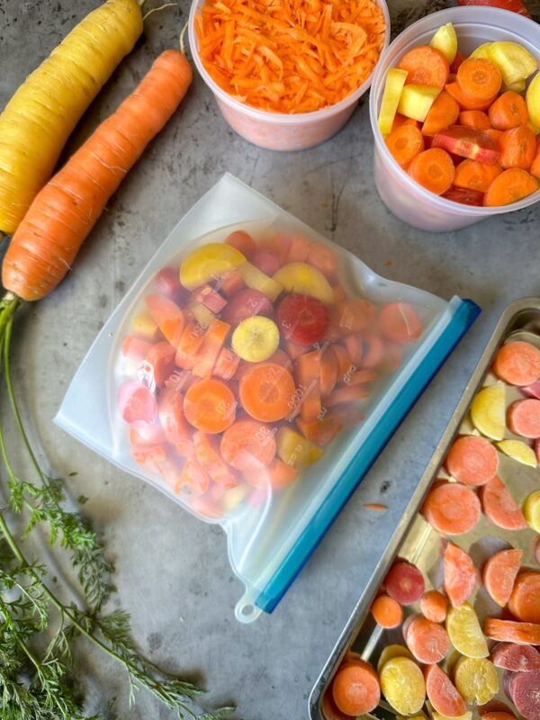 How to Freeze Carrots (With or Without Blanching) ~ Homestead and Chill