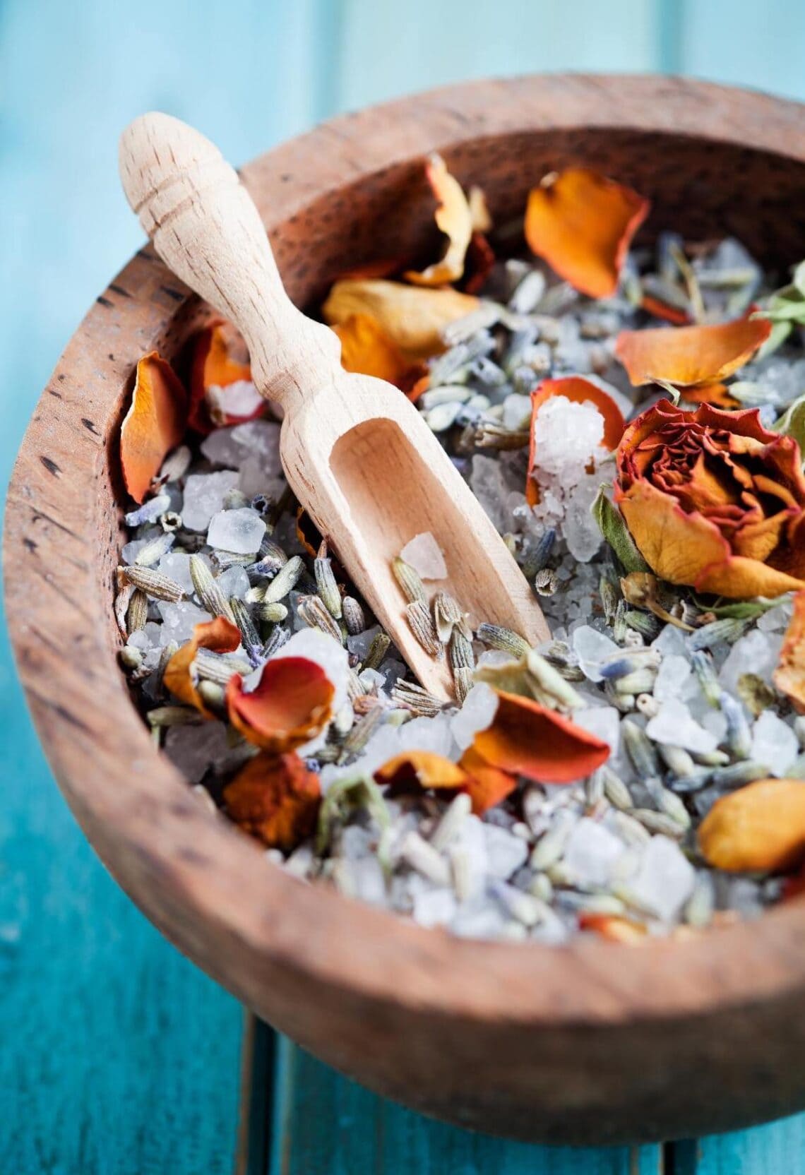 DIY Bath Salt Recipe (How to Make Soothing Bath Salts) ~ Homestead and ...