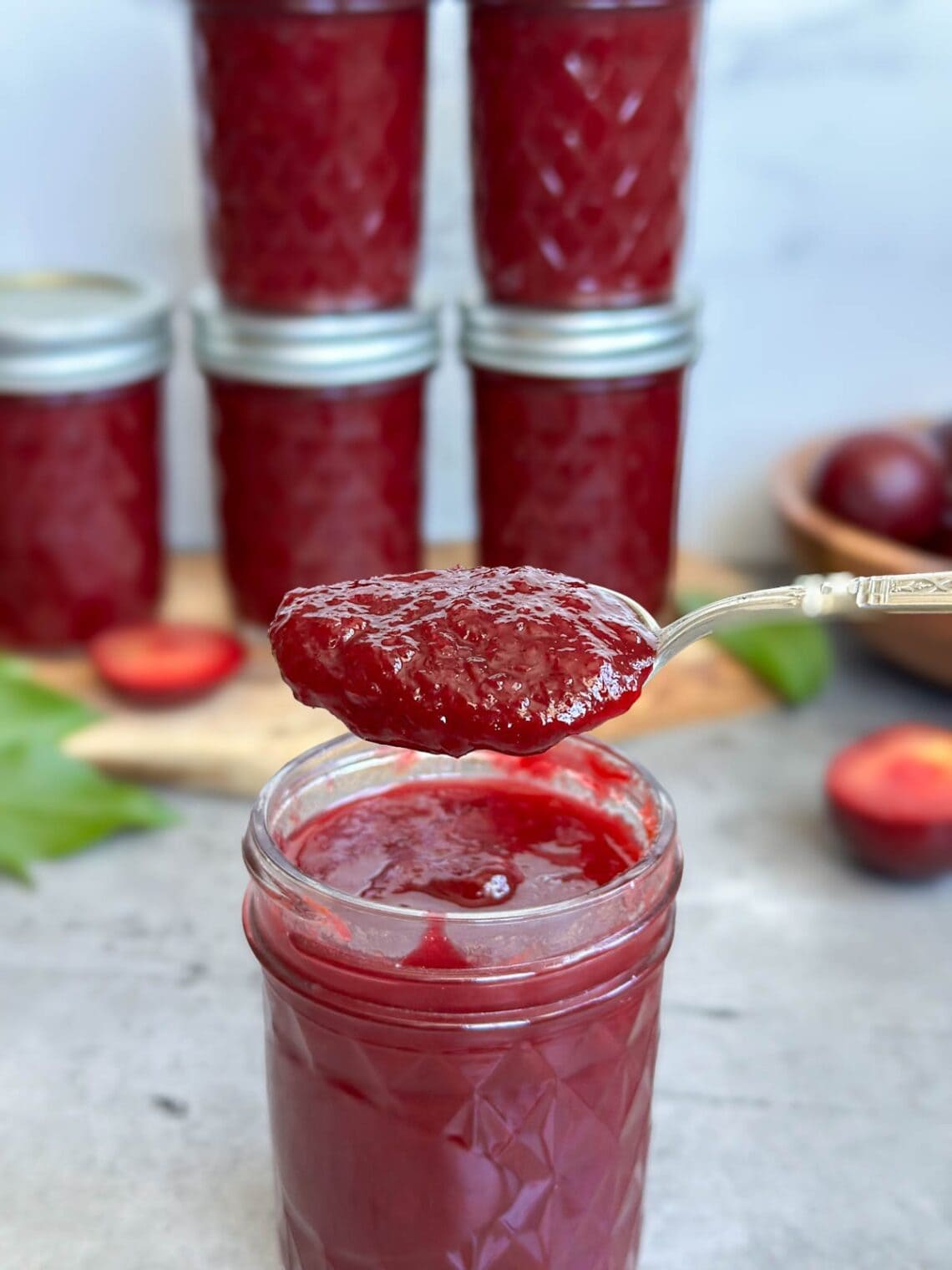 Easy Plum Jam Recipe to Can or Freeze (No Pectin, No Peeling ...