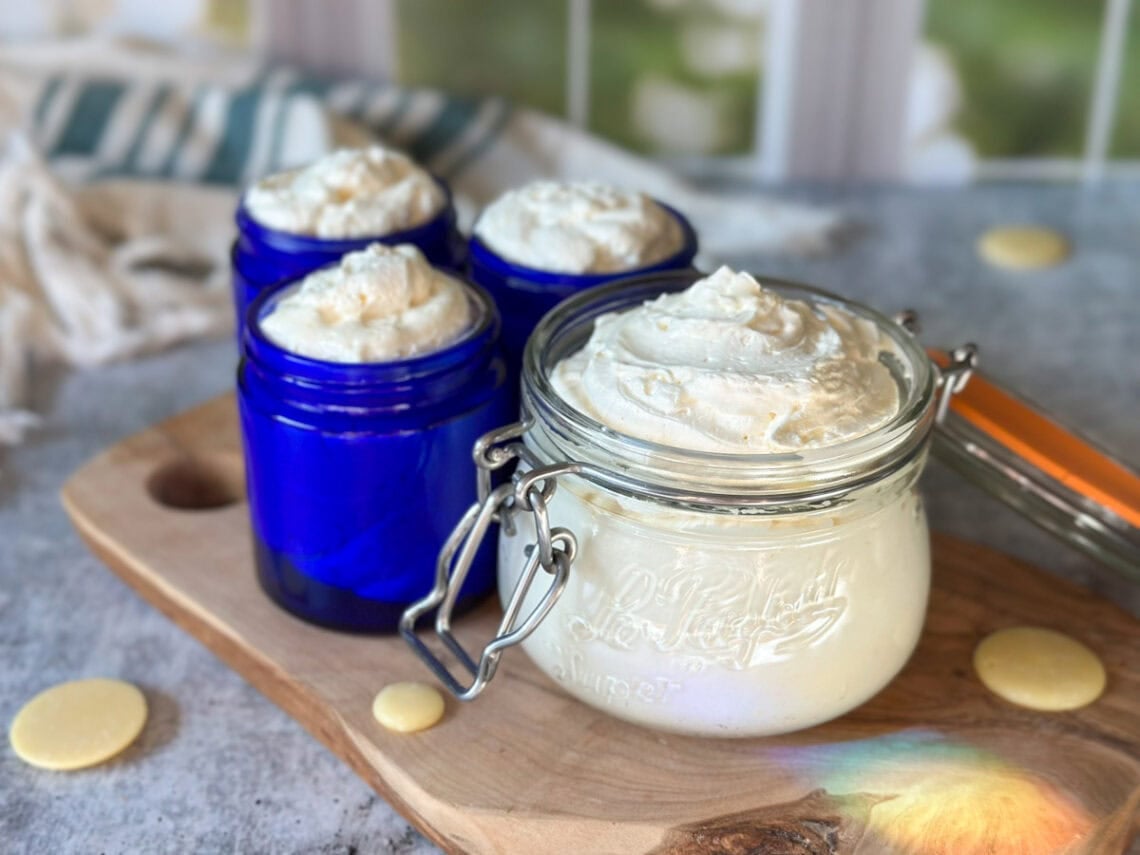 DIY Whipped Body Butter Recipe: Easy, Natural, Non-Greasy ~ Homestead ...